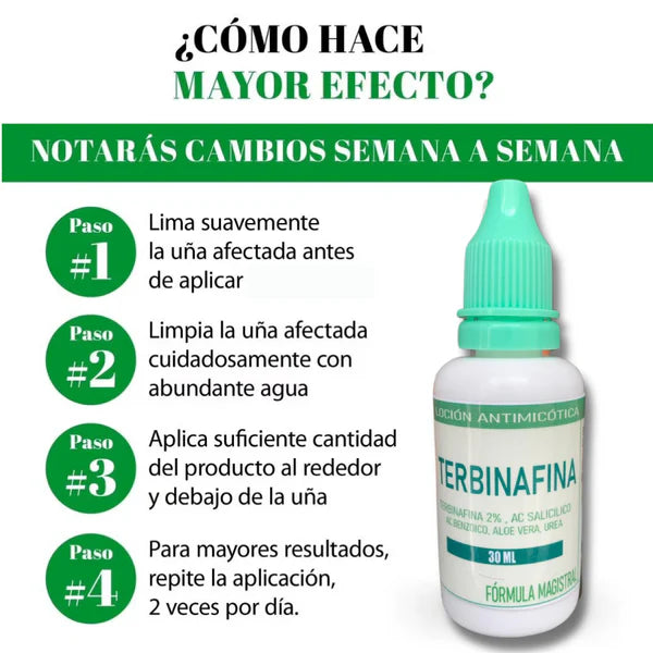 GOTAS DE TERBINAFINA PARA ELIMINAR LOS HONGOS– MILLION TIENDA